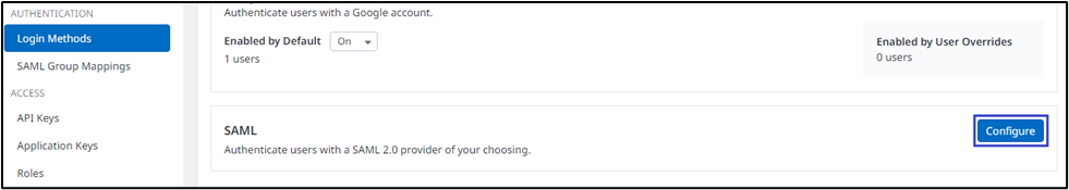 Datadog - SAML My Page SSO Configuration - RSA Ready Implementation Guide | RSA Community