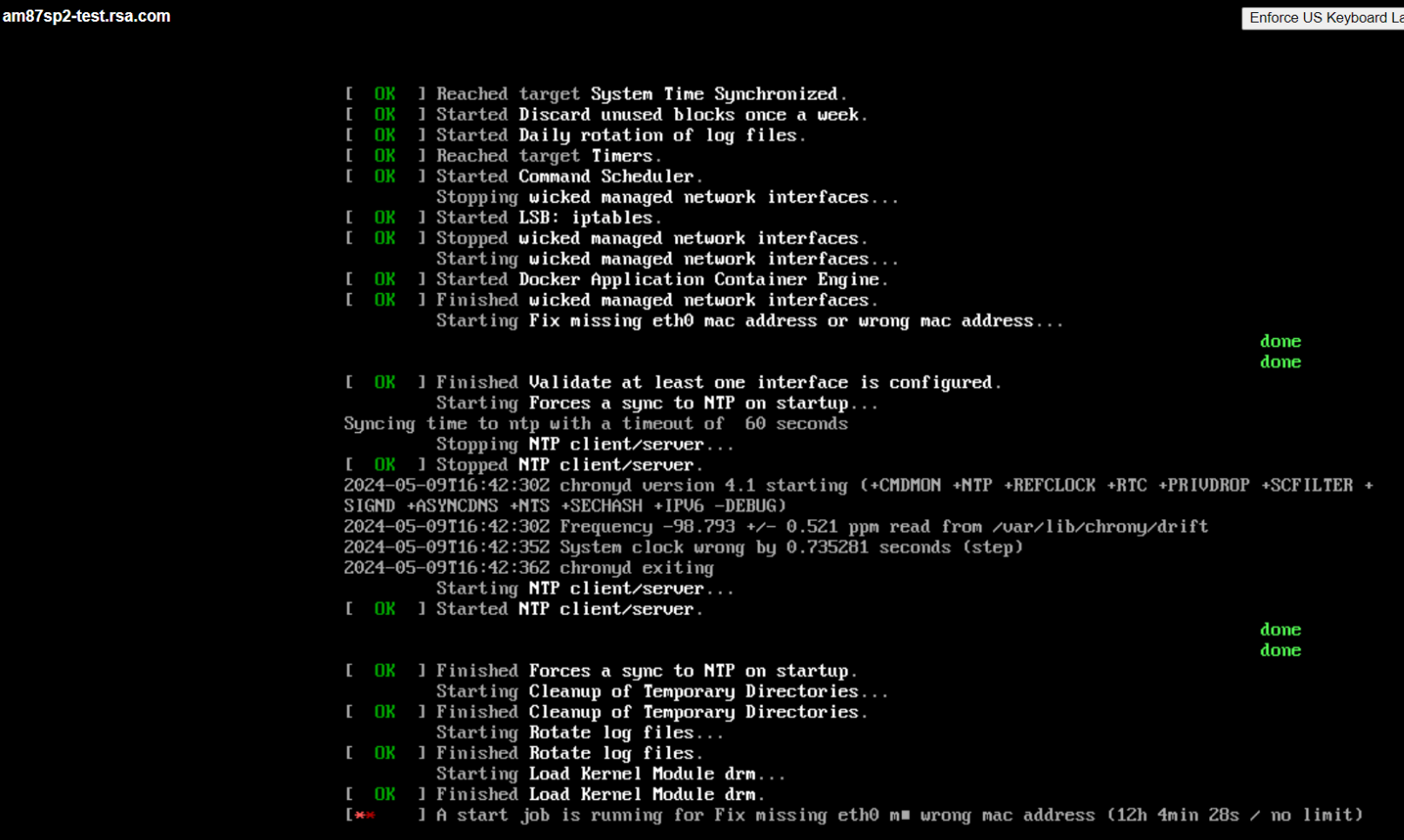 Rsa Authentication Manager Stuck At Startup After Configuring Embedded Idr Rsa Community