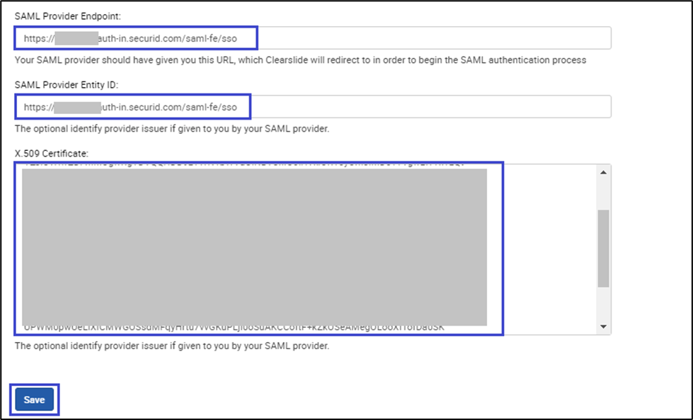 Clearslide Saml My Page Sso Configuration Rsa Ready Implementation