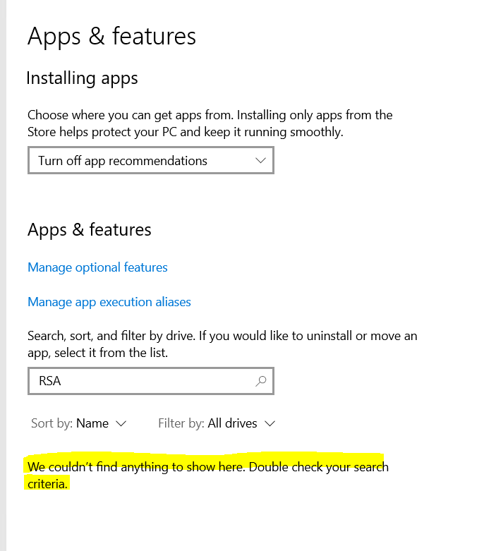 Unable To Installupgrade Rsa Mfa Agent For Microsoft Windows Rsa
