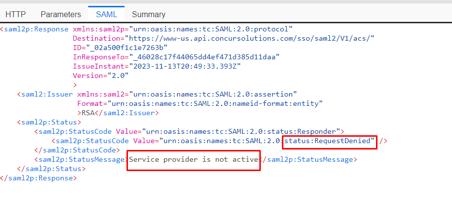 User Event Monitor Error Statusmessage Service Provider Is Not Active