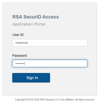 FortiManager 7.2.1 - Login Screenshots - RSA Ready Implementation Guide ...