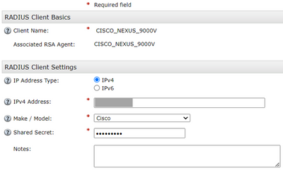 Cisco Nexus 9000v - RADIUS Configuration - RSA Ready Implementation Guide | RSA Community