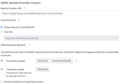 Atlassian Statuspage - SAML SSO Agent Configuration - RSA Ready SecurID Access Implementation ...