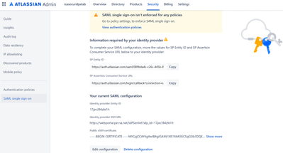 Atlassian Statuspage - SAML SSO Agent Configuration - RSA Ready SecurID Access Implementation ...