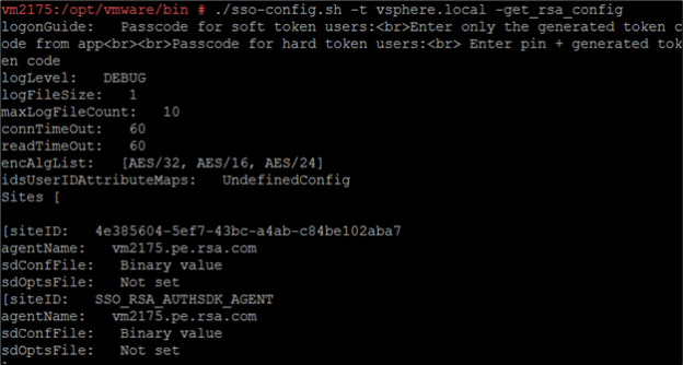 Vmware Vsphere Vcenter 67 Authentication Agent Configuration Rsa