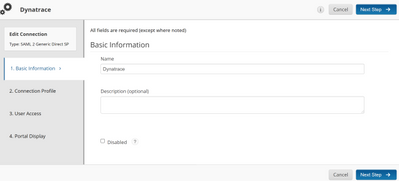 Dynatrace - SAML SSO Agent Configuration - RSA Ready SecurID Access ...