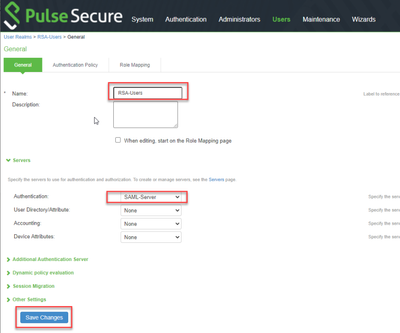 Ivanti Pulse Connect 9.1 - SAML SSO Agent Configuration - SecurID Access Implementation Guide ...