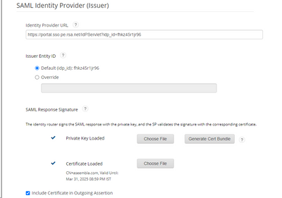 Assembla - SAML SSO Agent Configuration - RSA Ready SecurID Access Implementation Guide | RSA ...