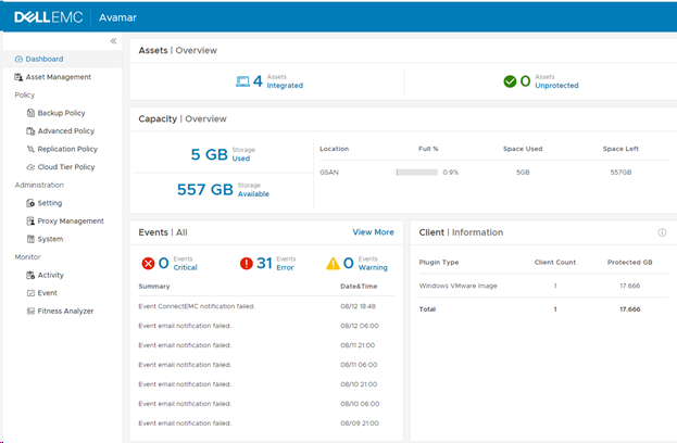 DELL EMC Avamar Rel19.2 - Configure File Level RestoreFLR - RSA Ready ...
