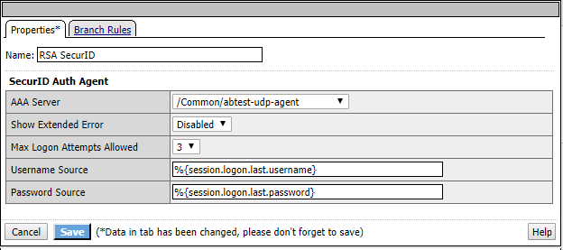 F5 Big Ip Apm 141 Access Profile Configuration Rsa Ready Securid