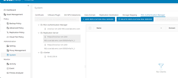 DELL EMC Avamar Rel19.2 - SecurIDAuthentication APIwith AM Configuration - RSA Ready SecurID ...
