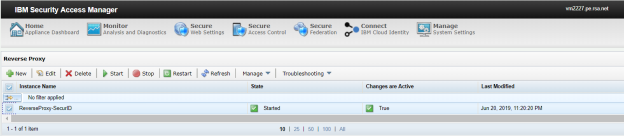 IBM Security Access Manager 9.0 - Web Reverse Proxy Configuration - RSA ...