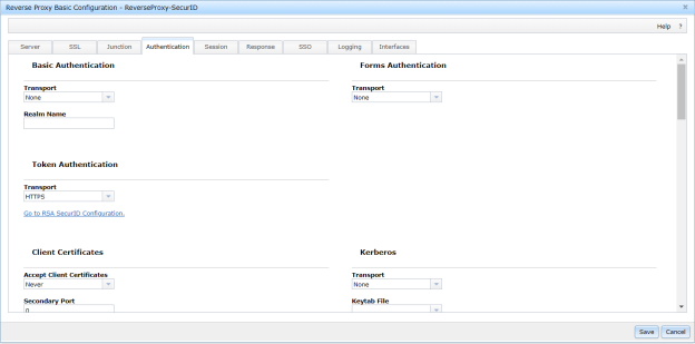 Ibm Security Access Manager 90 Web Reverse Proxy Configuration Rsa