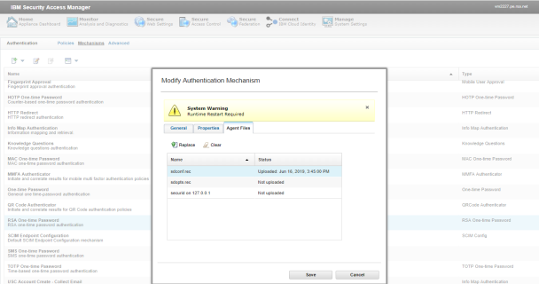 Ibm Security Access Manager 90 Authentication Agent Configuration Rsa Ready Securid Access