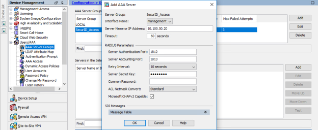 Radiuswith Am Configuration Cisco Asa Rsa Ready Securid Access