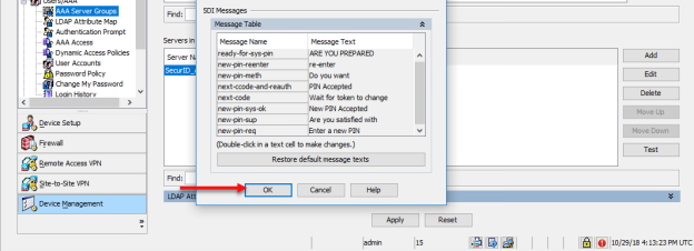 Radiuswith Am Configuration Cisco Asa Rsa Ready Securid Access