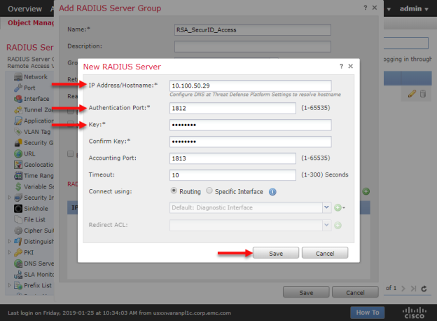 Radiuswith Am Configuration Cisco Ftd Rsa Ready Securid Access