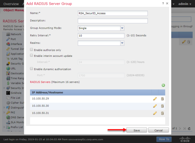 RADIUSwith AM Configuration - Cisco FTD RSA Ready SecurID Access ...