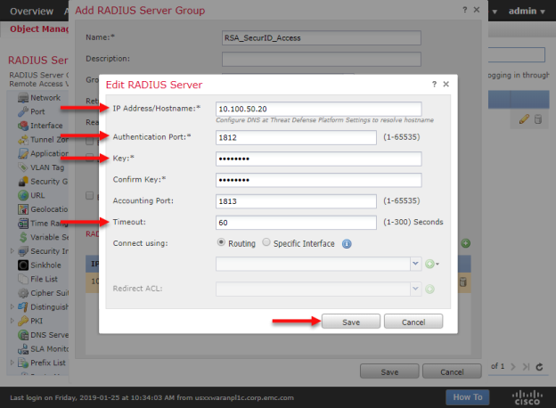 Radiuswith Cas Configuration Cisco Ftd Rsa Ready Securid Access