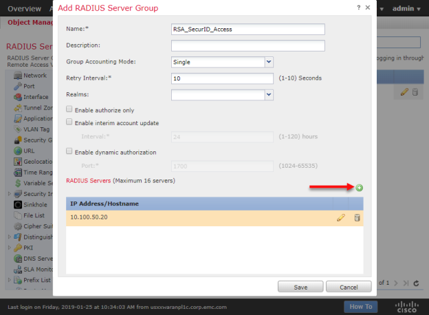 Radiuswith Cas Configuration Cisco Ftd Rsa Ready Securid Access
