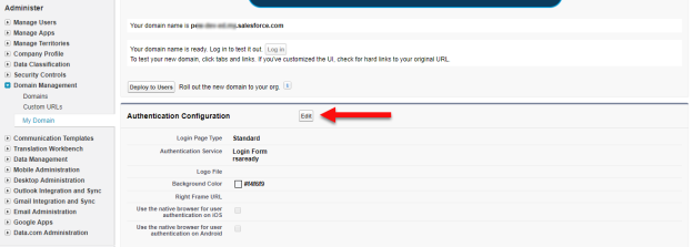 Salesforce Ssoagent Samlconfiguration Rsa Ready Securid Access