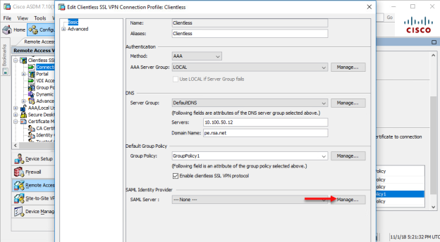 Ssoagent Samlconfiguration Cisco Asa Rsa Ready Securid Access