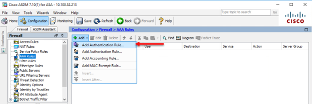 Aaafirewall Rule Cisco Asa Rsa Ready Securid Access Implementation