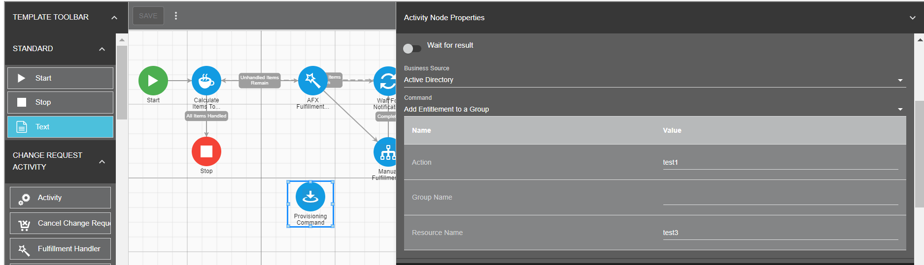 Workflow Provisioning Node Does Not Save Name Value Pairs Correctly In