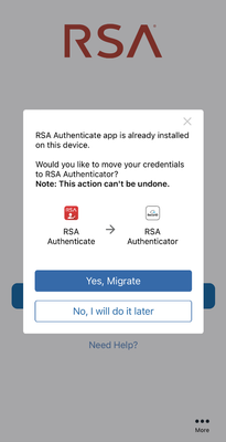 Time to Act: Migration Required from RSA Authenticate App to RSA Authenticator App | RSA Community