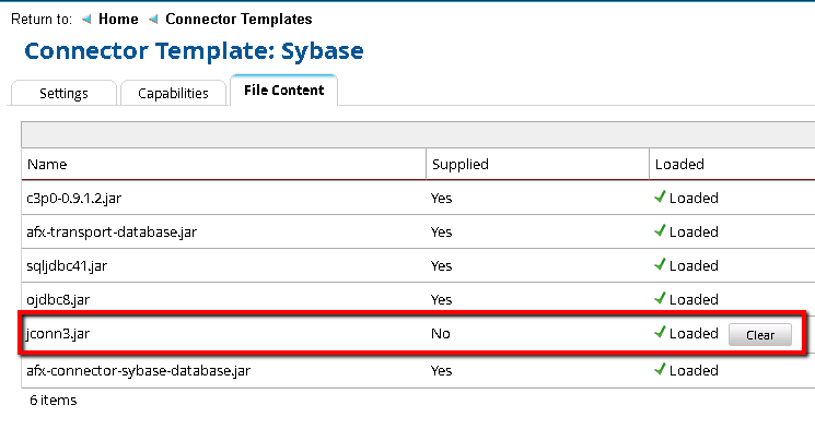 There Is No Option To Clear The Mysql Connector Java Version Binjar File From The Mysql Afx