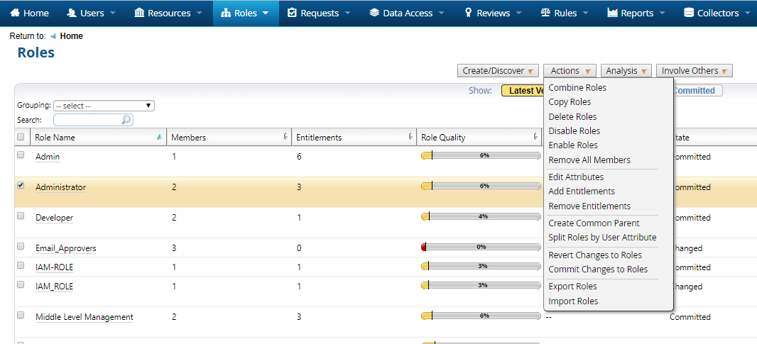 Editing Attributes For Multiple Roles Does Not Work In Internet