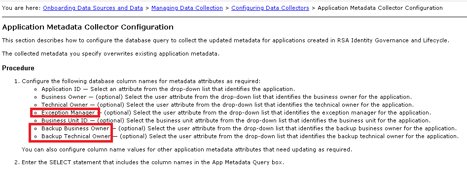 Documentation Shows Attributes That Are Unavailable In The Application