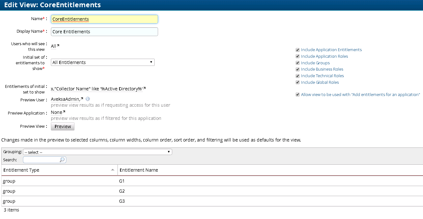 Entitlement Views show zero items in RSA Identity Governance & Lifecycle after installing a 7.1 ...