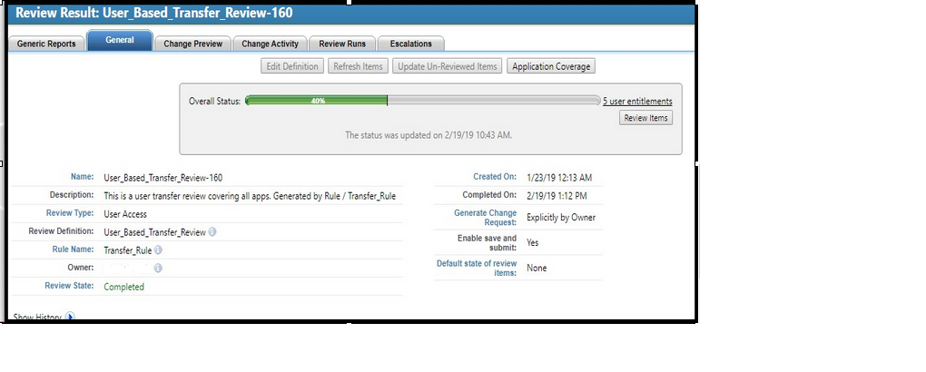 Review overall status bar is not updated when a review is completed in ...