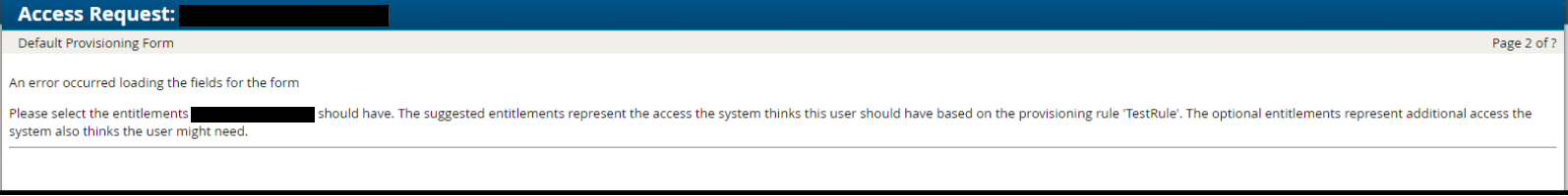 An Error Occurred Loading The Fields For The Form When Running The
