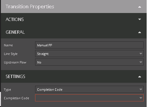 Completion Code Required Error Message Occurs When Saving A Workflow In