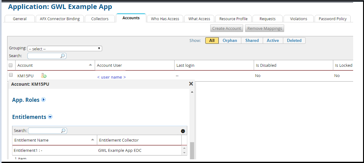 Entitlement From A Deleted Account Is Still Seen In The User Access Tab