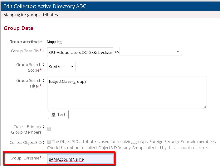 Account And Group Resolutions Fail When Running A Data Entitlement