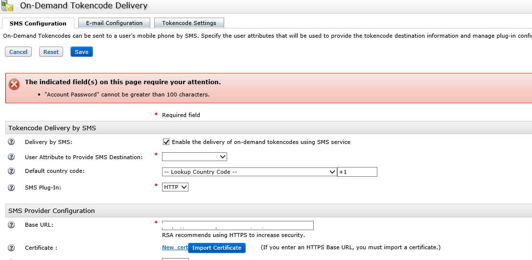 Creating An Account Password Of Greater Than 100 Characters For On Demand Authentication Oda