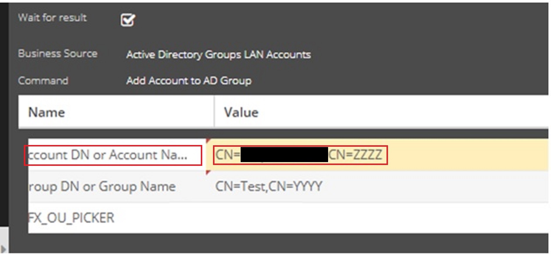 Provisioning Command Node Does Not Save Attribute Values Correctly In
