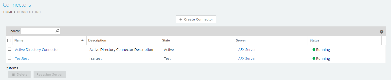 Afx Advance Search Page Is Not Working For All Columns In Rsa Identity