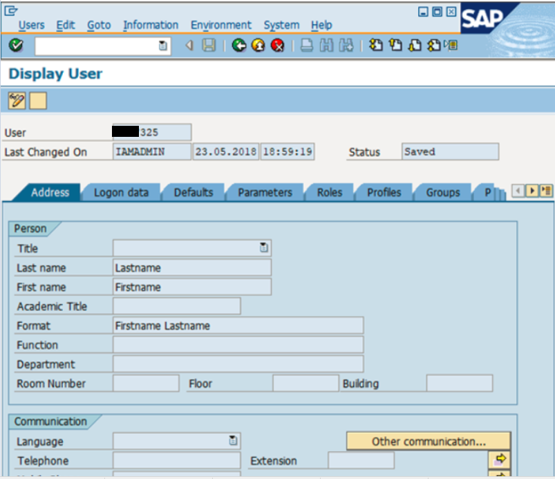 Sap Afx Connector Update An Account Capability Fails To Update Any Sap