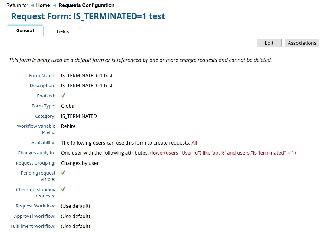 The Rsa Identity Governance And Lifecycle Request Button For A Form With