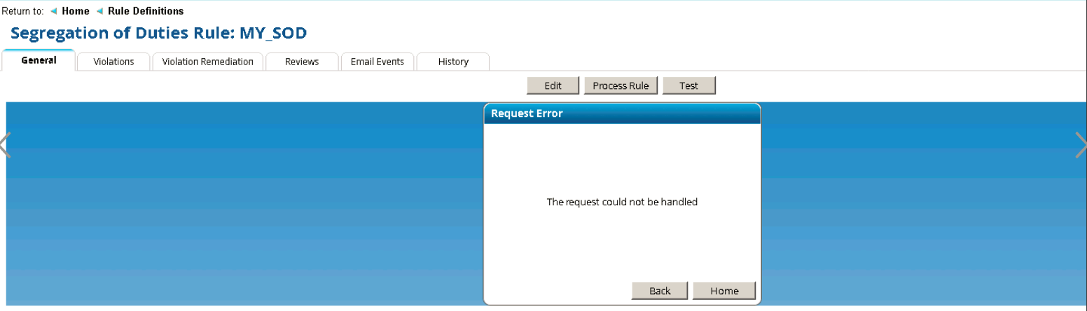 The Request Could Not Be Handled Message Occurs In The Rsa Identity