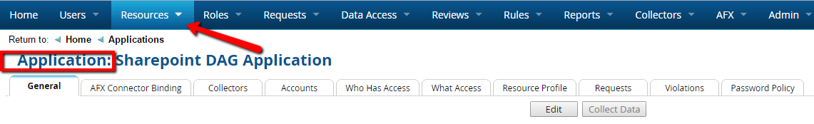 Sharepoint Entitlements Do Not Show Under The Resources Application Tab