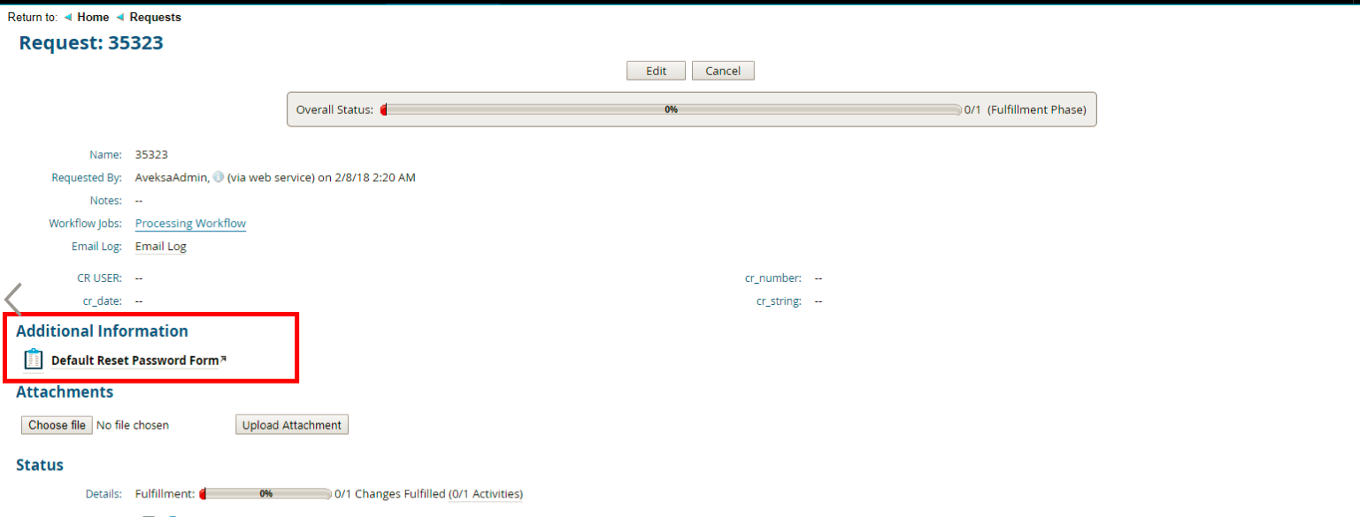 Request Could Not Be Handled Error Seen When Clicking On Submitted