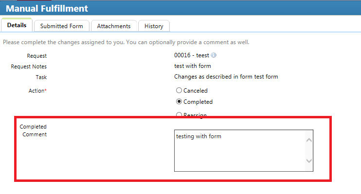 Email Body Is Not Displaying The Optionalcomments Value In Rsa