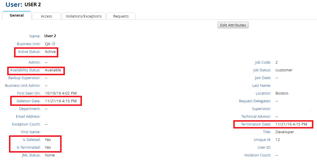 Incorrect Details In Active And Availablity Status For The Users In Rsa