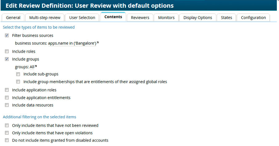 Groups Are Unassigned In User Access Review For Rsa Identity Governance